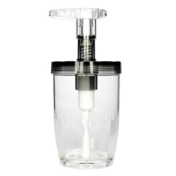 最後まで使い切れる ソープディスペンサー フィオーレ  バス用品 バスマット お風呂グッズ ディノス dinos 人気 おしゃれヘッドを押すと、中のスクリューがまわり、底に溜まったシャンプー、リンス、ボディーソープをかき集め最後まで使いきる...