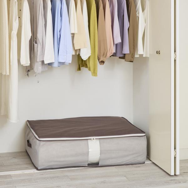 炭入り消臭 クローゼットにぴったり収納袋 布団一式用 2個組 衣類収納 布団収納袋 ディノス dinos 人気 おしゃれボリュームのある布団一式をまとめてコンパクトに収納●掛布団から敷布団、枕まで一緒に収納できる布団一式収納。●面倒な作業も...