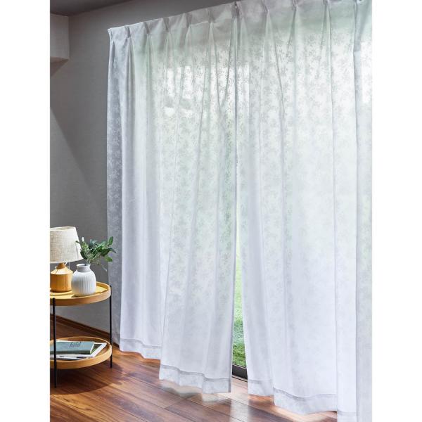 ≪幅100×丈108cm（2枚組）≫ 光を取り込むレースカーテン カーテン 防炎カーテン ディノス dinos 人気 おしゃれ太陽光の明るさを生かす「採光・光拡散性」をもちながら、遮熱・防炎・UVカットも！多機能レースで明るく快適な生活を。...