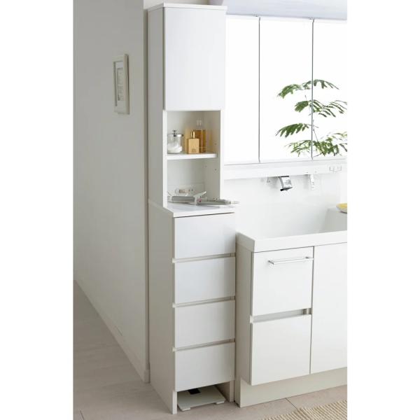 これ1台で使い心地がよくなる コンセント付き洗面所チェスト 幅30cm トイレ 洗面所 ランドリー収納 洗面所収納 隙間収納 ディノス dinos 人気 おしゃれ洗面所を、もっと「使いやすい空間」にしたい方におすすめ！●化粧品から美容家電、...