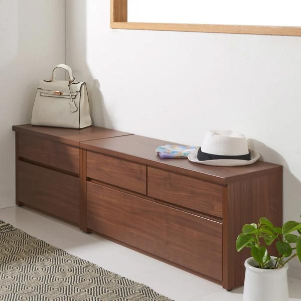 モダン おしゃれ スッキリ 座れる収納 収納スツール 耐荷重100kg！組立不要 収納庫付ベンチ 引き出しタイプ・幅60cm奥行31cm 下駄箱 玄関周り雑貨 ディノス dinos 人気 おしゃれ狭い玄関スペースでも置けちゃう！置くだけで空...