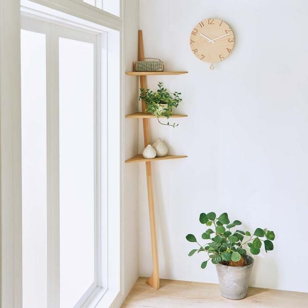 天然木壁立掛けシェルフ コーナータイプ 下駄箱 玄関収納 玄関周り雑貨 ディノス dinos 人気 おしゃれデッドスペースを有効活用できるおしゃれな飾り棚部屋の角をおしゃれな飾り棚に変身させる、シェルフが登場。省スペース設計で、ここに棚が欲...