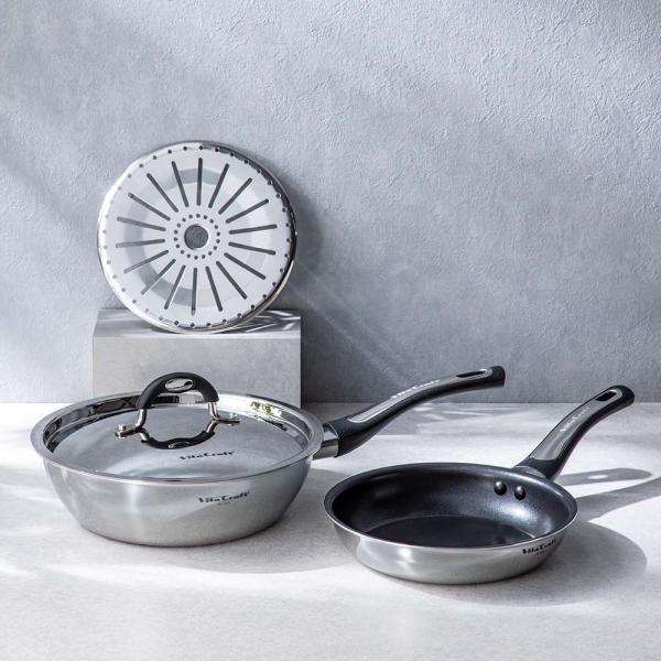 VitaCraft/ビタクラフト アメリア dinos５５周年記念セット 鍋 フライパン ディノス dinos 人気 おしゃれ高級キッチンブランド「ビタクラフト」の“リアルに使える”4点セット朝食やお弁当づくりなど毎日の料理に出番の多い20...