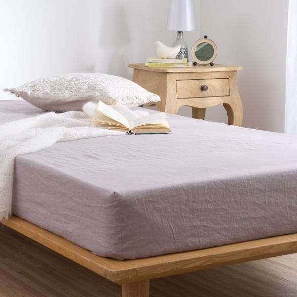 ≪ダブル≫ LINEN &amp; BASIC リネン100％カバーリング ボックスシーツ 布団カバー シーツ ボックスシーツ ベッドシーツ  ディノス ディノス dinos 人気 おしゃれなめらかさと美しさで、一年中眠り心地を底上げ。（イ...