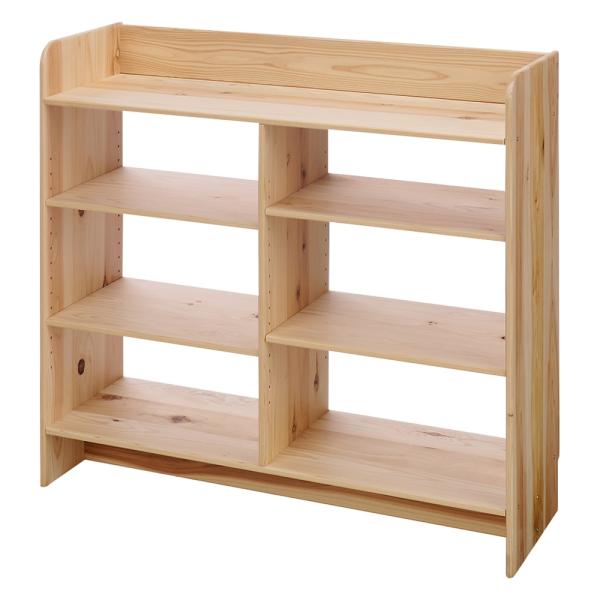 播磨の国からの贈り物 スタイリッシュ＆たっぷり収納頑丈本棚 幅96.5奥行31.5高さ89cm キッチン収納 キッチンカウンター下収納 ディノス dinos 人気 おしゃれ頑丈な国産杉を日本の職人の手で仕上げました■建材にも使われる国産杉を...