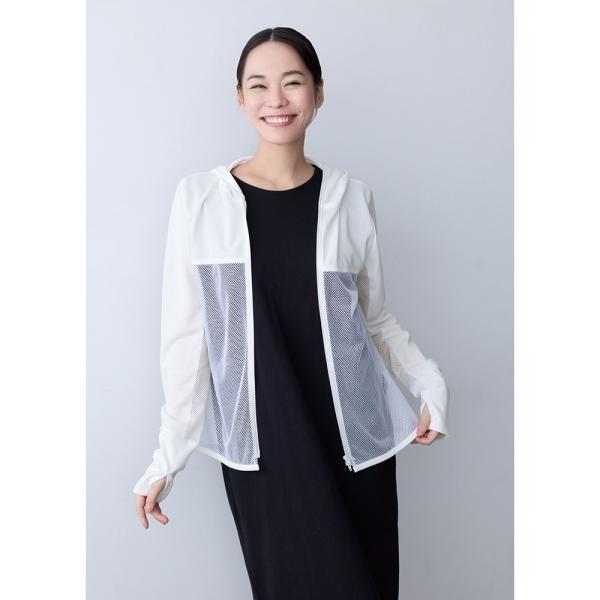 SARA 風通るシースルーパーカー 機能性ウェア 雑貨 インナー ディノス dinos 人気 おしゃれ紫外線対策専門ブランドSARA人気NO.1商品！！メッシュ切り替えが涼しげなシースルーのUVパーカーです。紫外線から守りたい部分以外は全て...