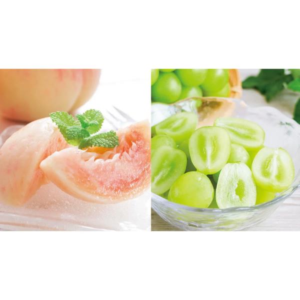 山梨産 シャインマスカット＆白桃セット 計1.5kg【通常（7月中旬頃-）お届け】 野菜 果物 フルーツ ディノス dinos 人気 おしゃれ■山梨の旬の味わいを堪能できる、贅沢なセットシャインマスカット1房（500g)と白桃1kg（3〜4...