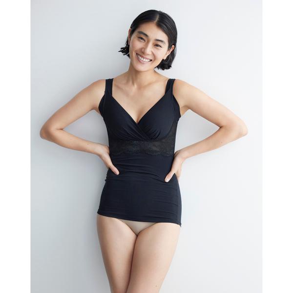 BRADELIS NewYork/ブラデリスニューヨーク 綿混すっきりブラキャミNEW 補整下着 シェイプインナー 補整ブラジャー ブラキャミ ボディスーツ  ディノス ディノス dinos 人気 おしゃれオールシーズン快適な着心地と美胸メ...