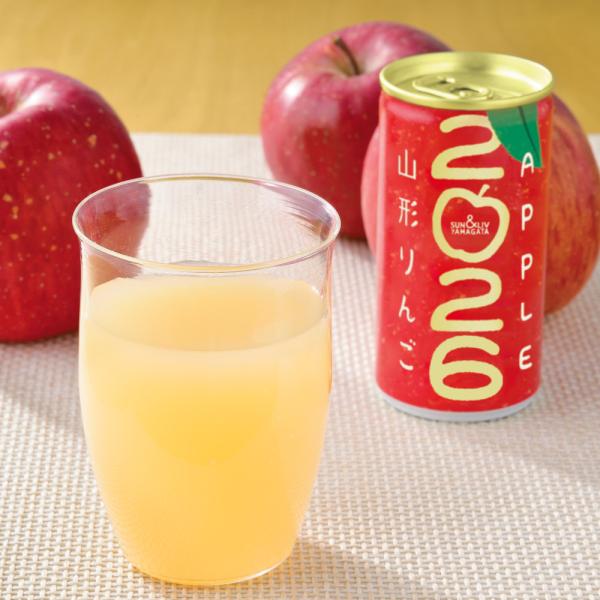 山形りんごジュース2026（30缶） ドリンク 飲み物 ジュース ソフトドリンク ディノス dinos 人気 おしゃれひときわ目をひく華やかな赤のパッケージ。「山形りんご 2026」は、山形県の2025年産りんご「ふじ」の果汁のみを使用した...