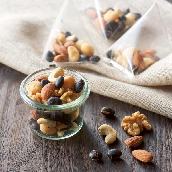 「豆徳」監修 黒大豆入りミックスナッツ 50袋 スイーツ お菓子 和菓子 和スイーツ ディノス dinos 人気 おしゃれワケあって、おトクで美味しい！お買い得！アーモンド・クルミ・カシューナッツ・マカデミアナッツ・黒大豆など多種な豆が無選...