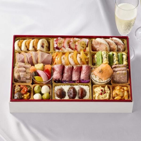 「銀座ポルトファーロ」 洋風オードブル〈クリスマスお届け〉 一段重（約3人前） お惣菜 おせち  ディノス ディノス dinos 人気 おしゃれ鮮やかな彩りが食卓をにぎわせ、ワイン好きの方にも人気の洋風オードブルです。小海老の白ワイン蒸し、...