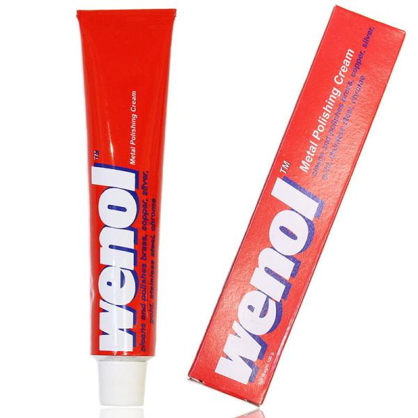 箱無しアウトレットプライス。Wenolはドイツ生まれの金属磨きクリームで世界各国で愛用されています。 布につけて磨き、その後、乾拭きしてください。布は真黒になりますが、アクセサリーはピカピカになります。シルバーアクセサリーのお手入れはもちろ...