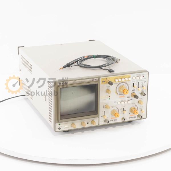 電源コード:ありPROBE:ありPROBE型番:P060-S型番補足:DSO製造番号:28041476仕様:商品サイズ:40MHz【商品の状態】【保証なし】全ての機能が動作するか等の詳細な状態が分かりかねるため現状販売とさせていただきます。...