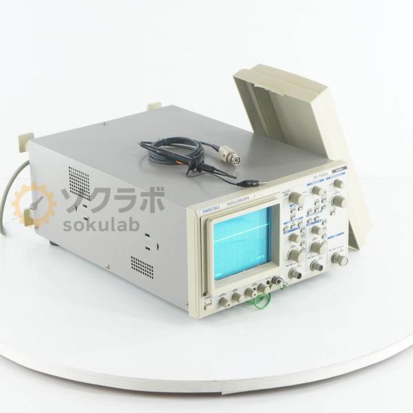 電源コード:ありPROBE:ありPROBE型番:SS-0110仕様:商品サイズ:50MHz【商品の状態】【保証なし】全ての機能が動作するか等の詳細な状態が分かりかねるため現状販売とさせていただきます。通電した場合は、通電した状態の写真を掲載...