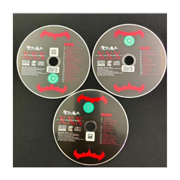 ※ディスクのみの販売となります。ジャケット・歌詞カードはございません。※再生確認済。原盤・正規品。オリジナルビニールケースに封入してお送りします。聖飢魔II ミサ曲 第II番「創世紀」 (BL Ver.)地獄の皇太子 (BL Ver.)悪魔...