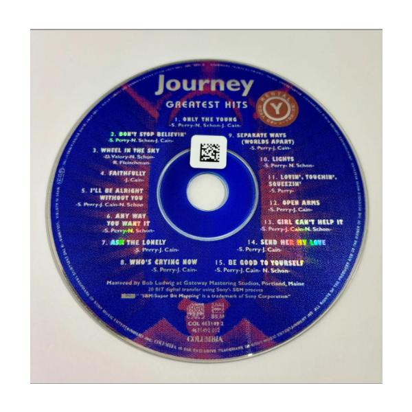 ※ディスクのみの販売となります。ジャケット・歌詞カードはございません。※再生確認済。原盤・正規品。オリジナルビニールケースに封入してお送りします。【収録曲】Only The YoungDon't Stop Believin'Wheel In...