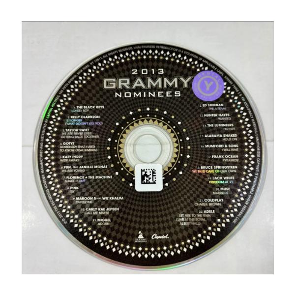 ※ディスクのみの販売となります。ジャケット・歌詞カードはございません。※再生確認済。原盤・正規品。オリジナルビニールケースに封入してお送りします。毎年恒例、グラミー賞ノミネート・アーティストの楽曲を収録したコンピ・シリーズ第19弾。ブラック...