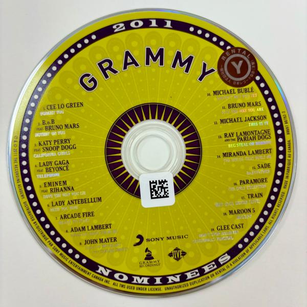 2010年のメインストリーム洋楽スーパー・ヒット曲がこれ1枚で分かる！世界最高峰の音楽賞＜グラミー＞にノミネートされた、ヒット曲ばかりを収録したコンピレーション・シリーズ。1. Forget You / Cee-Lo Green2. Not...