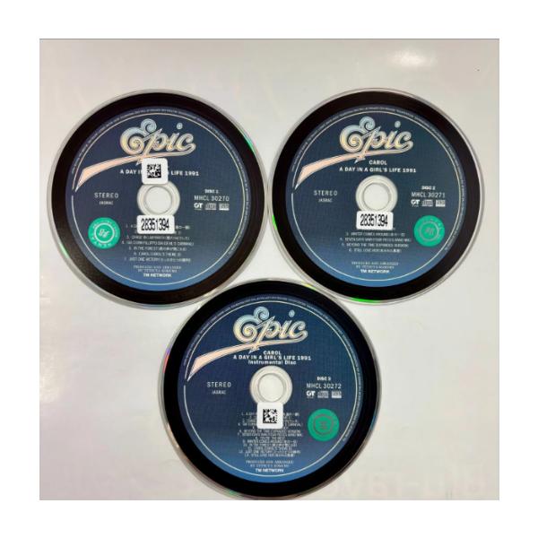 ※ディスクのみの販売となります。ジャケット・歌詞カードはございません。※再生確認済。原盤・正規品。オリジナルビニールケースに封入してお送りします。【収録曲】A DAY IN THE GIRL'S LIFE(永遠の一瞬)CAROL(CAROL...