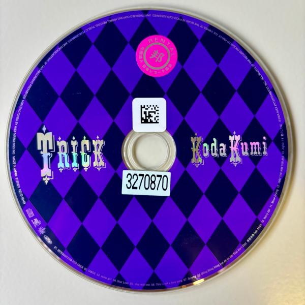 ※ディスクのみの販売となります。ジャケット・歌詞カードはございません。※再生確認済。原盤・正規品。オリジナルビニールケースに封入してお送りします。【収録曲】INTRODUCTION FOR TRICKTABOOshow girlYour L...