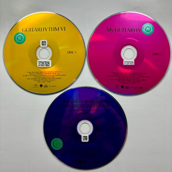 布袋寅泰『GUITARHYTHM VI』に、新しいファンへの入門編“GUITARHYTHM”シリーズのプレイリスト・ベスト盤と最新ライブ映像、最新ライブCDを加えた豪華リパッケージ・アルバムWelcome 2 G VIMiddle Of T...