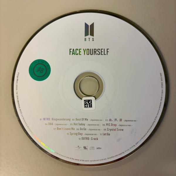 ※ディスクのみの販売となります。ジャケット・歌詞カードはございません。※再生確認済。原盤・正規品。オリジナルビニールケースに封入してお送りします。【収録曲】INTRO : RingwanderungBest Of Me -Japanese ...