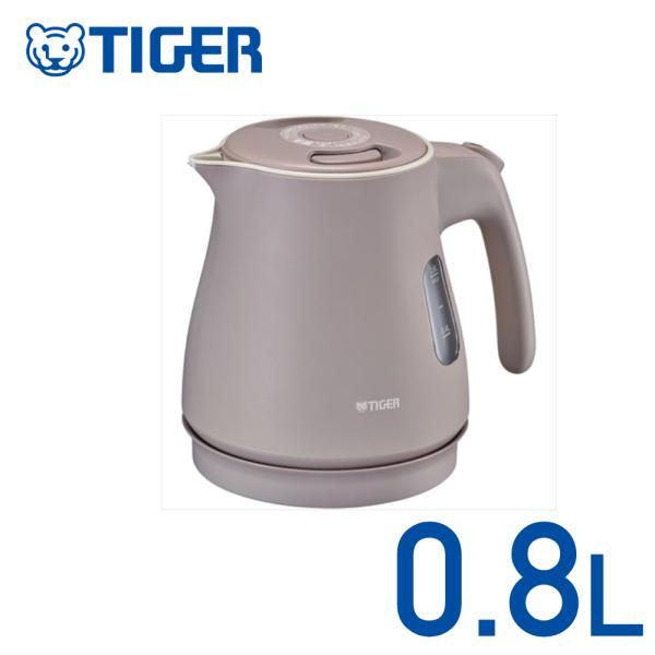TIGER 電気ケトル PCM-A081CB◆驚きの速さでお湯が沸く！約60秒※のスピード沸とう◆スピード蒸気検知◆省スチーム設計蒸気をとっ手部分で素早く検知することができるため、余計な蒸気が発生する前に電源がオフ。蒸気がほとんど出ないので...