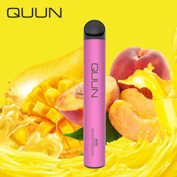 QUUNは、「ニコチン&amp;タール&amp;タバコ臭 ０ 」の使い切りのポケットシーシャです。▼フレーバー果肉たっぷりのジューシーなピーチマンゴーをそのまま詰め込んだようなフレーバーメンソール　★★☆☆☆甘さ　　　　★★★★★フルーティ...