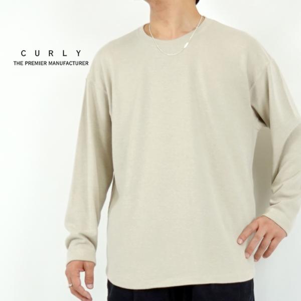 CURLY/カーリーNO.253-131014PREMIEREWARM L/S TEE (crew-neck)/プレミアムウォームクルーネックTシャツPRICE　9,900円 (税込み)【素材】アクリル62%、レーヨン33%、ナイロン4%、...