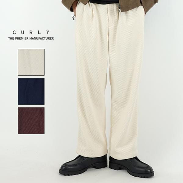 CURLY/カーリーNO.253-761024MOLLE YARN TWILL KNIT WIDE PANTS/モールヤーンツイルニットワイドパンツPRICE 25,300円(税込)【素材】表地：ポリエステル（リサイクル原料含む）100%【...