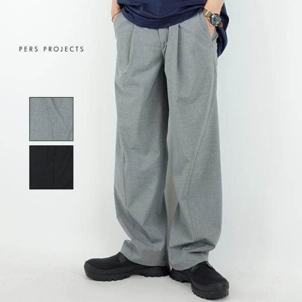 PERS PROJECTS/パースプロジェクトNO.26SP-23011PABLO TWIST SLACKS/パブロツイストスラックスPRICE 25,300円(税込)【素材】ポリエステル47%、レーヨン48%、ポリウレタン5%【生産国】日...