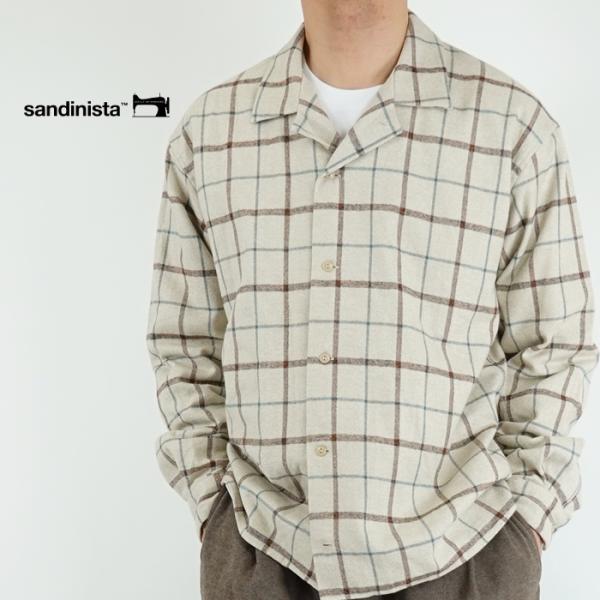 SANDINISTA/サンディニスタNO.60424WA04-TPSemi-Double Check Shirt/セミダブルチェックシャツPRICE　18,700円【素材】コットン100%【生産国】日本製【サイズ】S：肩幅51cm　身幅61...