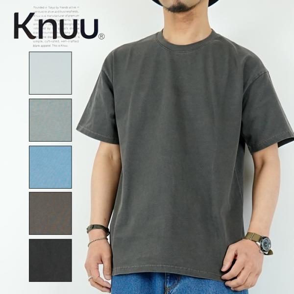 Knuu/ヌーNO.BGKN-PGT-01Heavy Crewneck Pigment Dye T-shirt/ヘビークルーネックピグメントダイTシャツPRICE 6,600円(税込)【素材】コットン100%【生産国】中国製【サイズ】S：身...