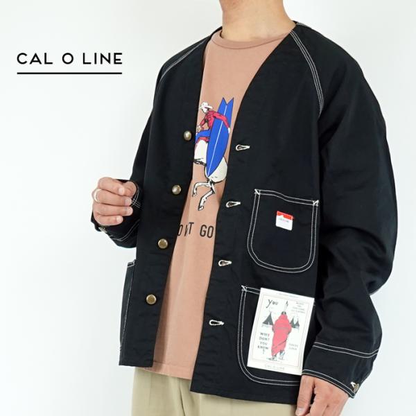 CAL O LINE キャルオーライン ブラックエンジニアジャケット CAL CAL O LINE キャルオーライン ブラックエンジニアジャケット CAL
