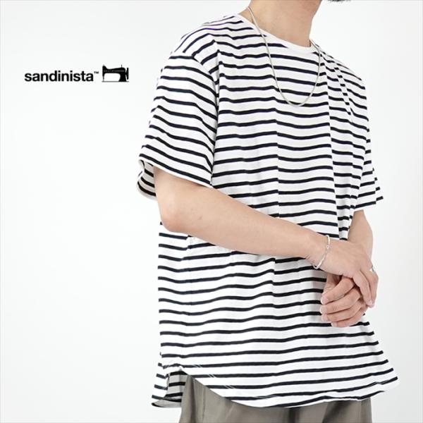 SANDINISTA（サンディニスタ）NO.CS-CN-EFRBCadet Easy Fit Round Border Tee（イージーフィットラウンドボーダーTシャツ）PRICE 6,930円(税込)【素材】コットン100%【生産国】日本...