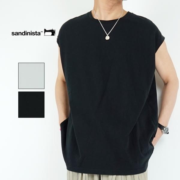 SANDINISTA/サンディニスタNO.DS-ST-EFCadet Easy Fit Sleeveless Tee/イージフィットノースリーブTシャツPRICE 4,950円(税込)【素材】コットン100%【生産国】日本製【サイズ】S：肩...