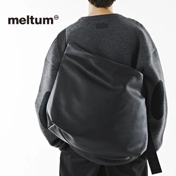 meltum/メルタムNO.MTM-BL-0195-24-ALEATHER MESSENGER BAG/レザーメッセンジャーバッグPRICE 17,600円(税込)【素材】合成皮革（シンセティックレザー）【サイズ】・縦：40.5cm・横：5...