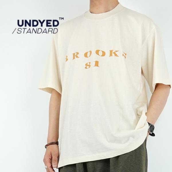 UNDYED/STANDARD/アンダイドスタンダードNO.USN23AST020B30PV S/S Tee(BROOKS Pt)/プリントTシャツPRICE 9,350円(税込)【素材】コットン100%【生産国】日本製【サイズ】3(M)：...