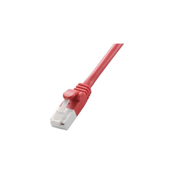 【商品名】 （まとめ） エレコム Cat6対応ツメ折れ防止LANケーブル レッド 3m LD-GPT／R3／RS 1本 【×10セット】 【ジャンル・特徴】 ネットワーク・通信機器 ＬＡＮケーブル・通信アクセサリー ＬＡＮケーブル／コネクタ...