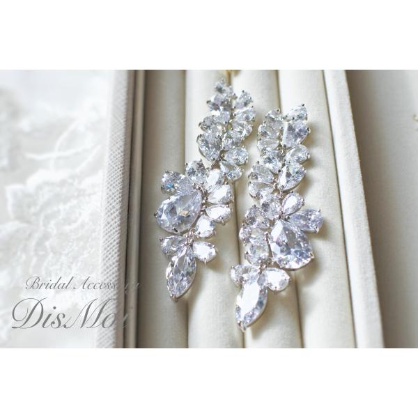 Bridal Accessories Dis Moiブライダル アクセサリーズ ディモアジルコニアピアス/イヤリング≪ZPE-37≫- DisMoi Original Series -DisMoiオリジナルのピアス/イヤリングです。様々な大...