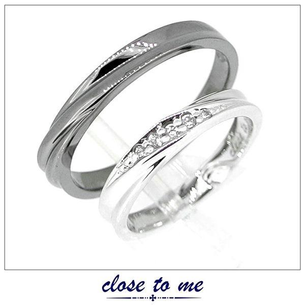 close to me正規取扱店ふたりでひとつのハート ペアリング彼にはシックなブラックシルバーを、彼女にはジルコニアの美しい輝きを。それぞれとてもスタイリッシュなリングです。リングを重ねると内側の曲線がなんとハートマークにさりげなくふたり...