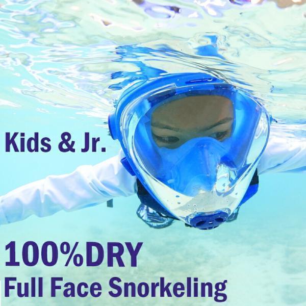 HeleiWaho シュノーケリング フルフェイスマスク ALOHAマスクの詳細 ブランド：HeleiWaho ヘレイワホ・タイプ：シュノーケリング用 フルフェイスマスク・素材： ポリカーボネート/ シリコン・サイズ： キッズ サイズ・対象...