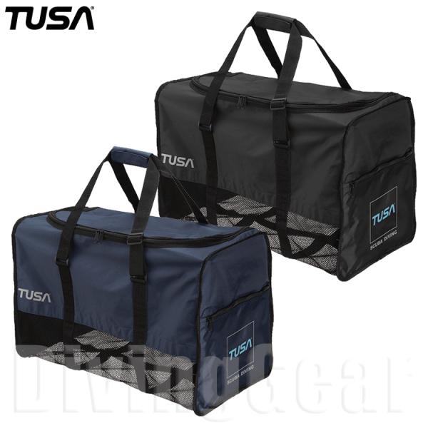ダイビング器材の人気メーカー「TUSA(ツサ)」の定番にしてロングセラーを誇る大型メッシュバッグ。器材一式収納して持ち運ぶのに便利な底部メッシュ地のバッグです。MB-5、BA0105からの後継モデル。【主な仕様】サイズ：横 650 x 幅 ...