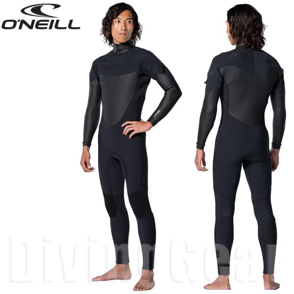 人気のサーフブランドO'NEILL(オニール)のメンズフルースーツ。超軽量＆高伸縮素材を採用フロントジップモデル胸部に配置されたストレッチ ロング コイル ジップが広い開口を確保した、着脱しやすく動きやすいフロントジップモデル。2025FW...