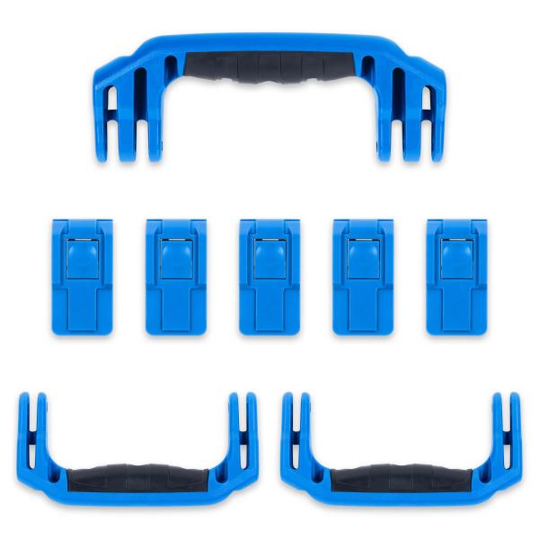 ColorCase が製作した Pelican 1615 Air ケース対応の交換用ハンドル＆ラッチセット。純正仕様のフィット感で、劣化したパーツを簡単に交換可能。1615 Air／1615 Travel 対応。プッシュボタン式ラッチとソフ...