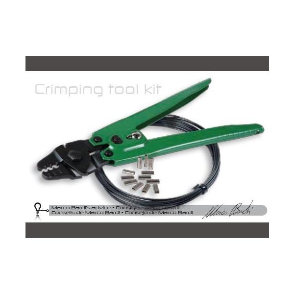 リンピングプライヤーキット スリーブ圧着工具 モノライン付き