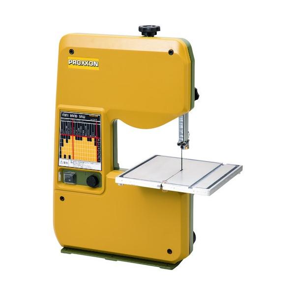 厚さ80mmの木材まで切断できる小型で安全設計なバンドソウ 用途…木材、鉄、真鍮などの切断 電源…100V、50/60Hz 消費電力…100W 刃のスピード…130〜200m/分（周速） 無段電子コントロール付き 取り付け可能な刃の寸法…幅...