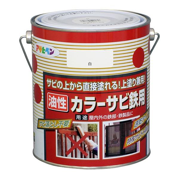 ●特徴:特殊防錆剤の配合によりサビを落とさずにサビの上から直接塗れます。 サビ止めと上塗りが同時にできる速乾性の一回塗り塗料なので塗装時間を大幅に短縮します。 シリコンアクリル樹脂が成分なので耐候性に優れています。 消防法上の非危険物(指定...