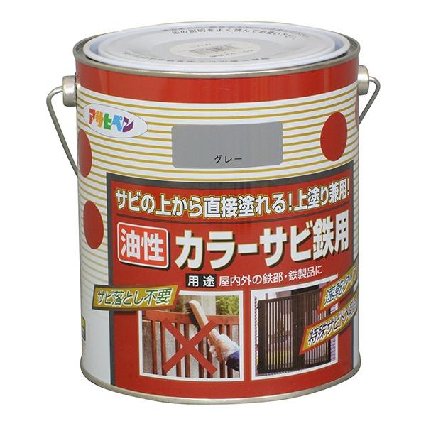 ●特徴:特殊防錆剤の配合によりサビを落とさずにサビの上から直接塗れます。 サビ止めと上塗りが同時にできる速乾性の一回塗り塗料なので塗装時間を大幅に短縮します。 シリコンアクリル樹脂が成分なので耐候性に優れています。 消防法上の非危険物(指定...