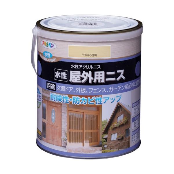 ●水性木部塗料が塗装された木材に上塗りすることで、ツヤありに仕上がります。 ●木材に塗装することで、木材の変色を防いだり、木材の耐久性が向上します。 ●水性なのでニオイが少なく、取扱いが簡単です。 ●用途:玄関ドア、外板、フェンス、ガーデン...